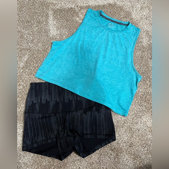 lululemon athletica | Shorts | Lululemon Booty Shorts Black With Grey ...